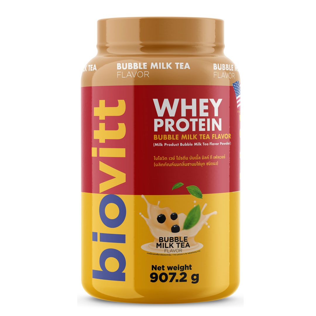 WHEY PROTEIN BLEND BUBBLE MILK TEA 907.2g. - Biovitt Official